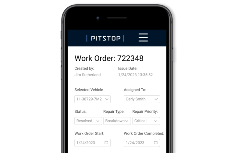 Work Order Management - Pitstop