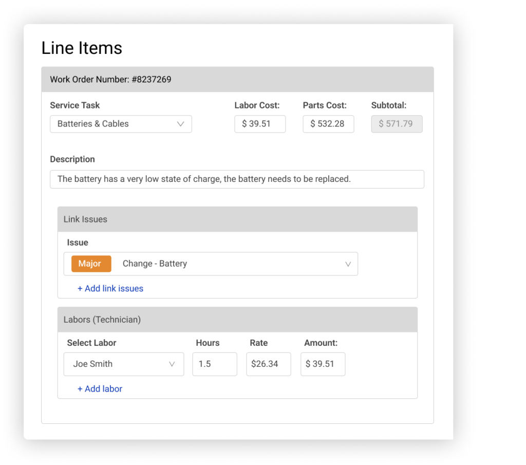 Work Order Management - Pitstop